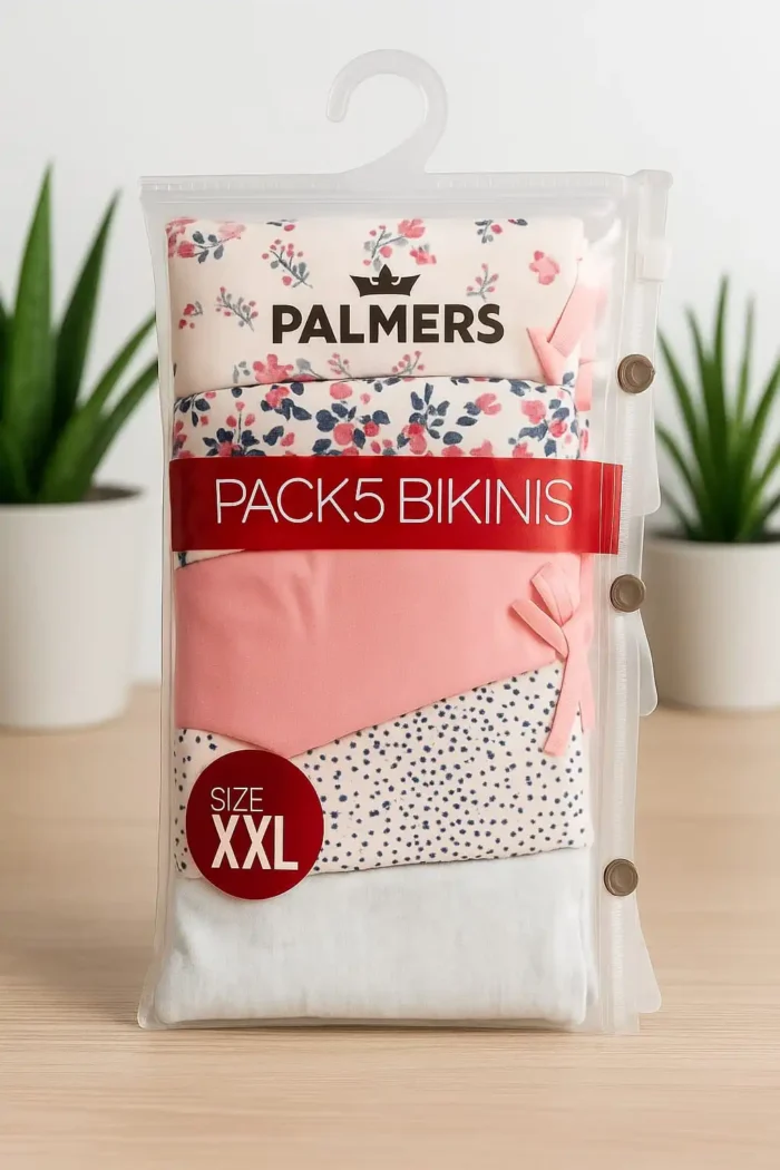 Pack 5 palmers calzon modelo bikini – Universo premium