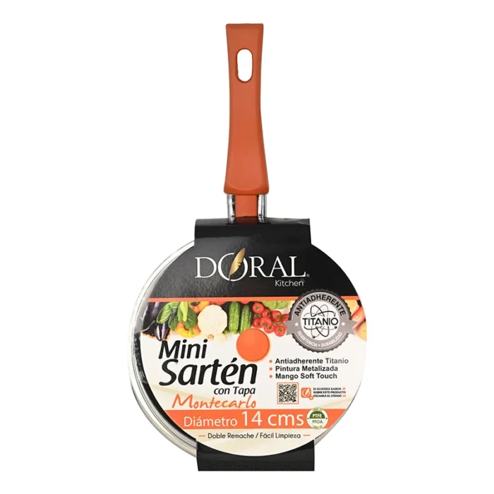 Sarten Montecarlo Doral Con Tapa 14 Cms – Universo premium